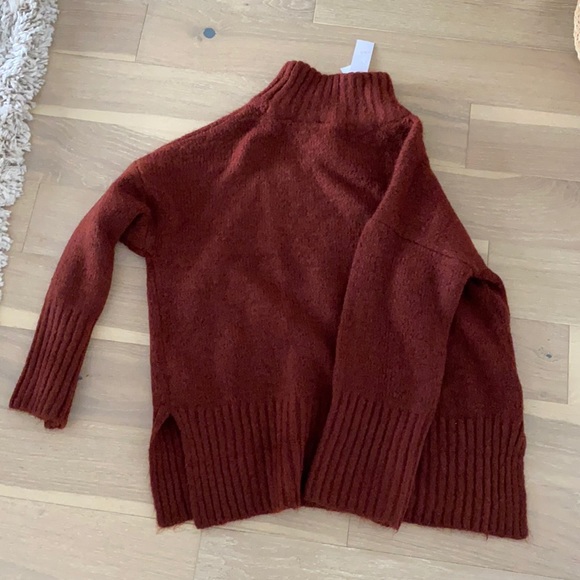 Topshop | Sweaters | Topshop Comfy Dark Red Sweater | Poshmark